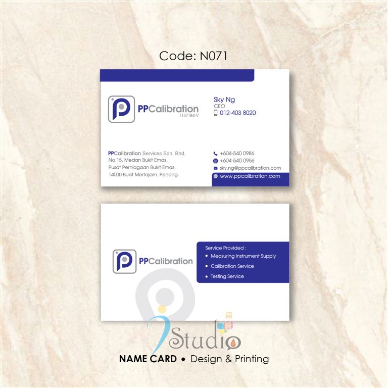 Name Card Design Services in Penang, Malaysia | Istudio2U