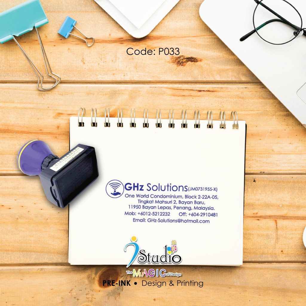 Pre-ink (Company Chop) Template - I STUDIO MARKETING